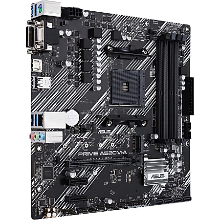 Asus Prime A520M ACSM Desktop Motherboard AMD A520 Chipset Socket AM4 ...