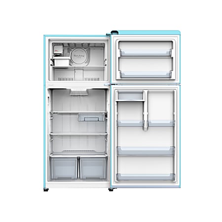 Galanz Retro 18 Cu. Ft. Dual Door Refrigerator Retro Blue Total Qty 1 ...