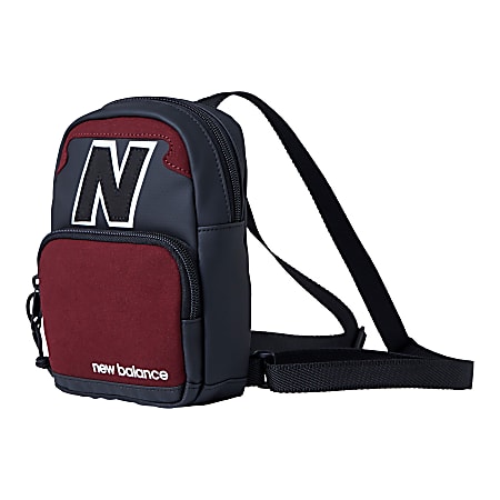 New Balance Legacy Micro Backpack 7 18 H x 16 1516 W x 2 14 D BlackRed ...