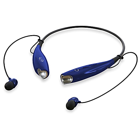 iLive Bluetooth Stereo Headset With Neckband IAEB25BU - Office Depot