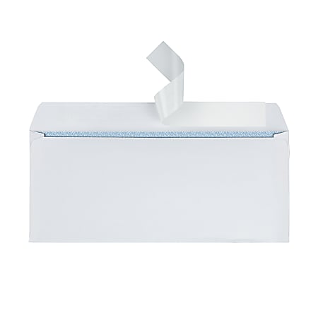 Office Depot Brand 10 Security Envelopes 4 18 x 9 12 Clean Seal ...