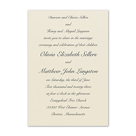 Custom Premium Wedding Event Invitations With BackersEnvelopes ...