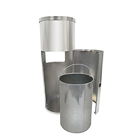 Hospeco Floor Wet Wipe Dispenser With Wastebasket 17 H x 17 W x 38 D ...