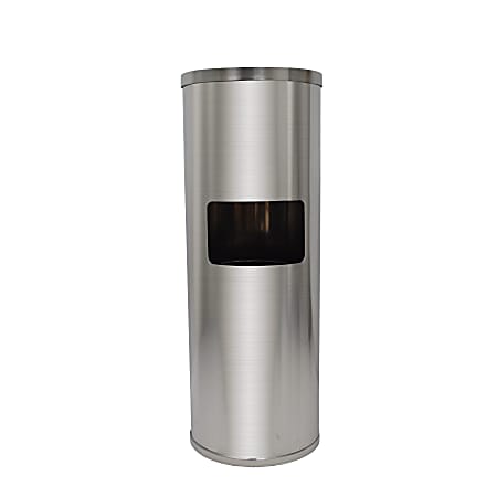 Hospeco Floor Wet Wipe Dispenser With Wastebasket 17 H x 17 W x 38 D ...