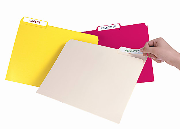 Avery® Removable File Folder Labels, Inkjet, 8066, 2/3" x 3 7/16 ...