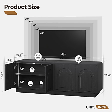 Bestier Arched Bookshelf with LED Lighting and 2 Storage Drawers ...