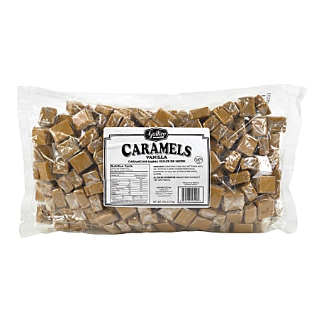 Brachs Wrapped Vanilla Milk Caramels 5 Lb - Office Depot