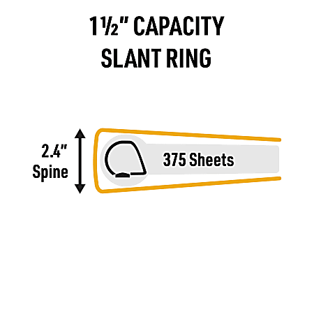 Avery UltraDuty SDS Binder With Chain 1 12 Slant Ring Holds 375 Sheets ...