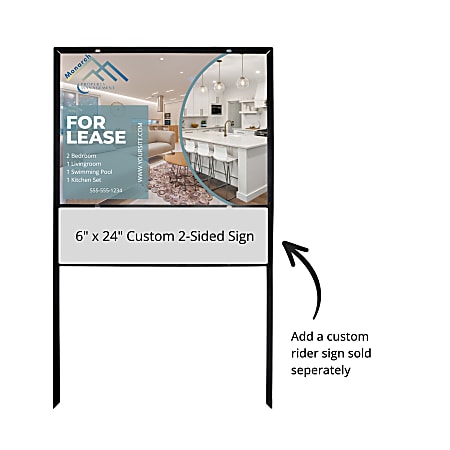 Custom Full Color 2 Sided Aluminum Composite ProfessionalReal Estate ...