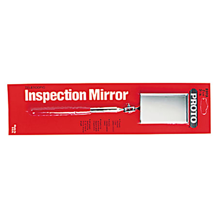 PROTO Telescopic Rectangular Inspection Mirror - Office Depot