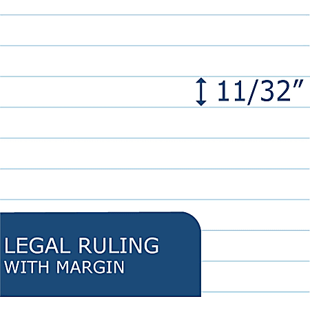 Roaring Spring Legal Pads 40 Sheets 8 12 x 11 34 30percent Recycled ...