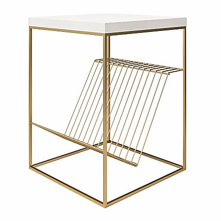 Ameriwood Home Mr. Kate Neely Side Table 24 H x 17 34 W x 17 34 D ...