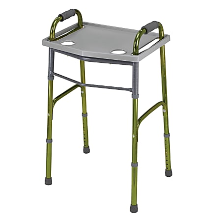 DMI Walker Tray 1 H x 21 W x 16 D Gray - Office Depot