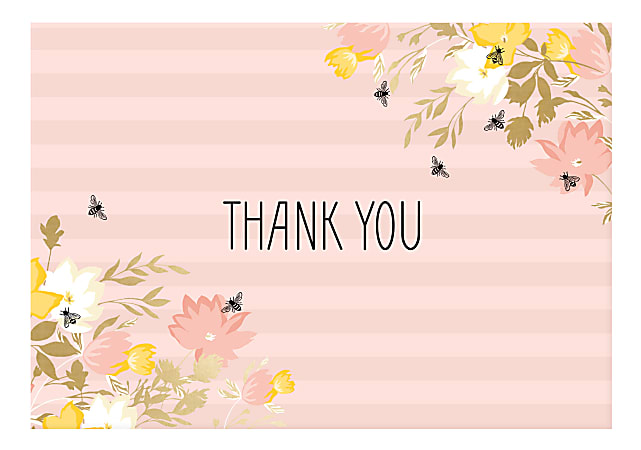 Lady Jayne Duo Note Cards With Envelopes 3 12 x 5 Busy Bee Floral Pack ...