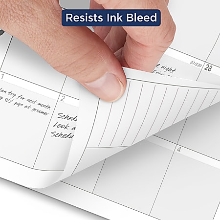 AT A GLANCE Monthly 2024 Planner Refill 5 12 x 8 12 - Office Depot