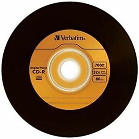 Verbatim Digital Vinyl CD R Bulk Box Assorted Colors Pack Of 10 ...