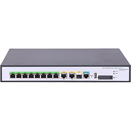 HPE FlexNetwork MSR958 1GbE and Combo 2GbE WAN 8GbE LAN Router 10 Ports ...