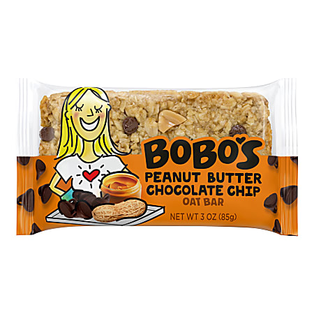 BOBOs Peanut Butter Chocolate Chip 12 3 oz - Office Depot