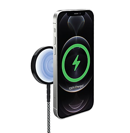 iHome Magnetic 6 10W Durastrain Nylon Charging Cable With Silicone ...