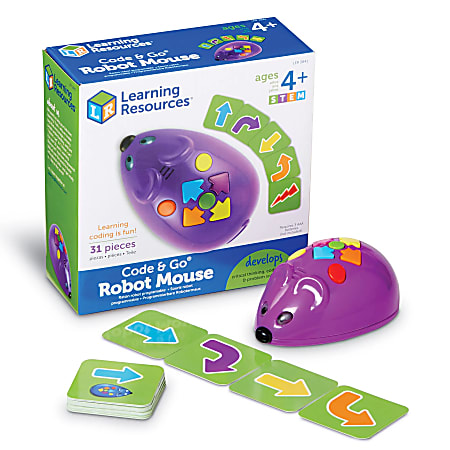 Learning Resources Code Go Robot Mouse STEM Classroom Set - Office Depot