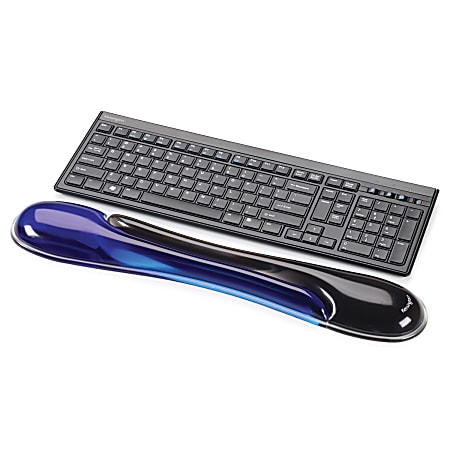 Kensington Duo Gel Keyboard Wrist Rest Blue - Office Depot