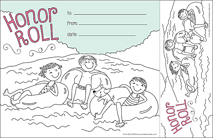 Barker Creek Color Me Awards And Bookmarks Set Honor Roll - Office Depot