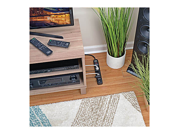 Tripp Lite Surge Protector Power Strip 6 Outlet 15 Cord Black 790 J ...