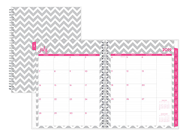Planner BS DL Ollie PP 8.5x11 AY 1920 WklyMthly Safety Wirebound ...