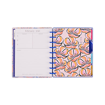 2026 Happy Planner MonthlyWeekly Classic Dated Disc Bound Planner 7 x 9 ...