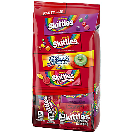 Mars Skittles Skittles Gummies Life Savers Gummies Variety Pack 18.56 ...