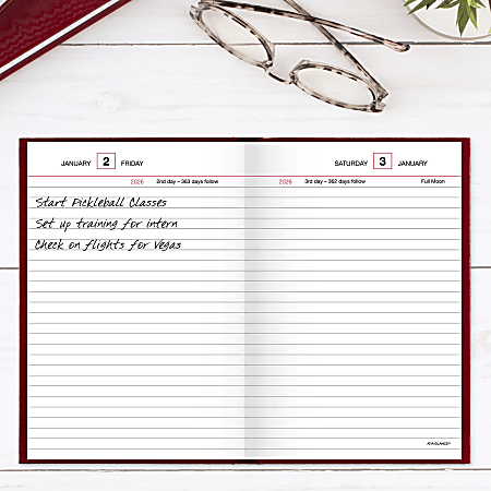 AT A GLANCE Standard Diary Daily Reminder SD3871326 - Office Depot