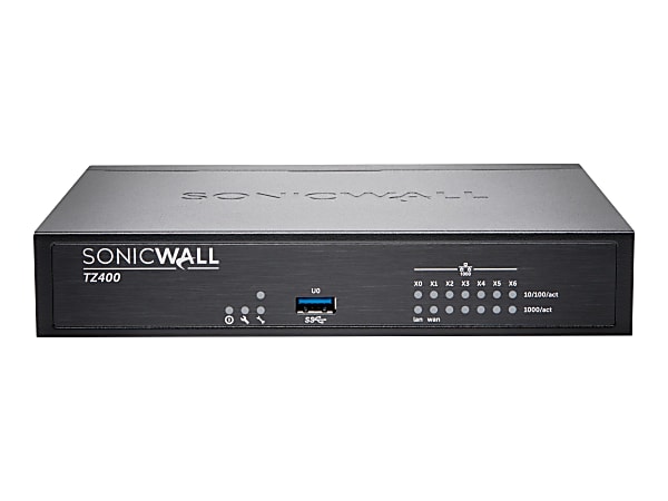 SonicWall TZ400 Advanced Edition security appliance with 1 year ...