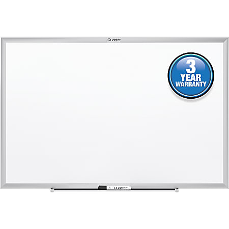 Quartet Classic Total Erase Non Magnetic Melamine Dry Erase Whiteboard ...