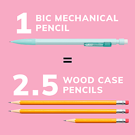 BIC® Xtra-Smooth Mechanical Pencils, Medium Point, 0.7 mm, #2 Lead ...