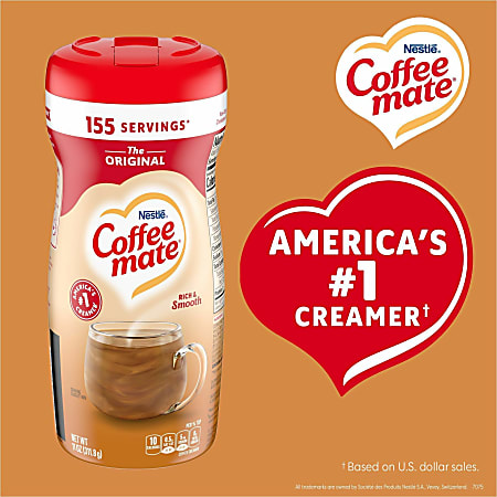 Nestle Coffee mate Powdered Creamer Canister Original 11 Oz - Office Depot
