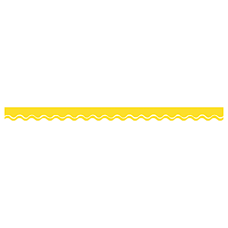 Barker Creek Scalloped Edge Border Strips 2 14 x 36 Happy Lemon Yellow ...