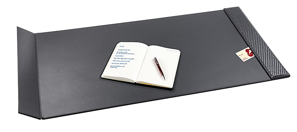 Realspace Woven Executive Pad 20 x 36 Black - Office Depot