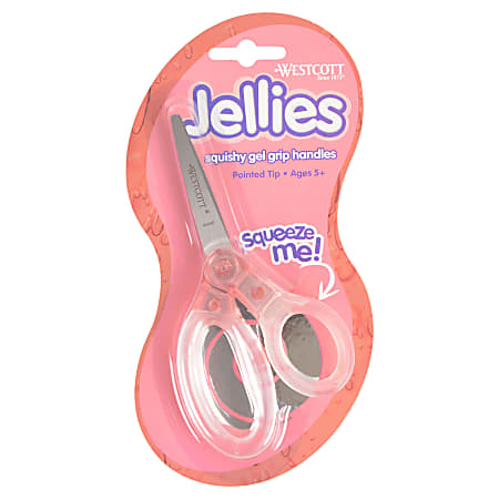 Westcott Jellies Kids Scissors 5 Pointed Assorted Colors - Office Depot