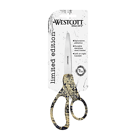 Westcott Student Fun And Fashionable Scissors 7 Pointed Assorted Colors ...