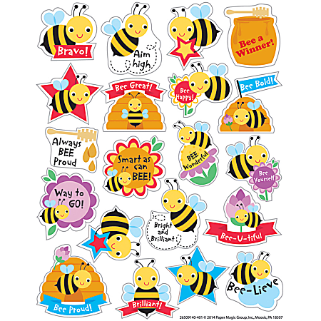 Eureka Scented Stickers Honey 80 Stickers Per Pack Set Of 6 Packs ...