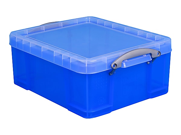 Really Useful Box Plastic Storage Container With Built In Handles And ...