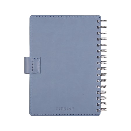 2026 Citrine MonthlyWeekly Small Customizable Twin Loop Planner 5 34 x ...