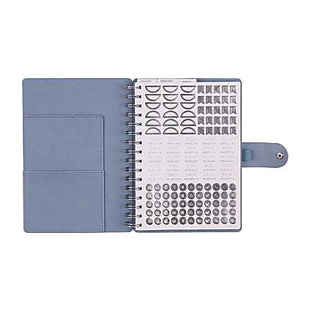 2026 Citrine MonthlyWeekly Small Customizable Twin Loop Planner 5 34 x ...