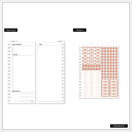 2026 Citrine MonthlyWeekly Classic Customizable Twin Loop Planner 7 x 9 ...
