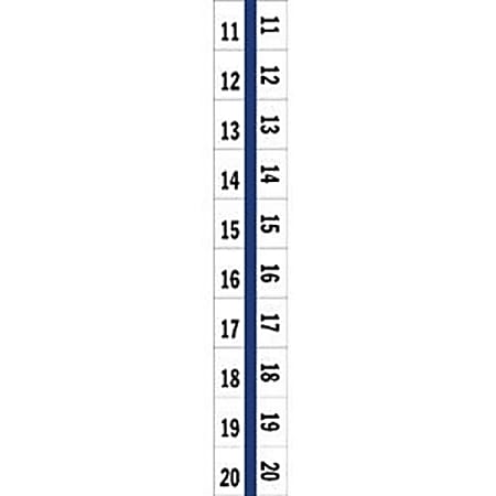 Tabbies Legal Index Divider Tabs 11 20 Blue Edge 10 Dividers Per Set ...