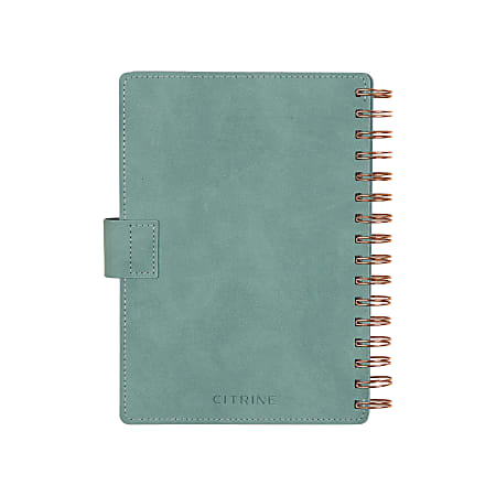 2026 Citrine MonthlyWeekly Small Customizable Twin Loop Planner 5 34 x ...