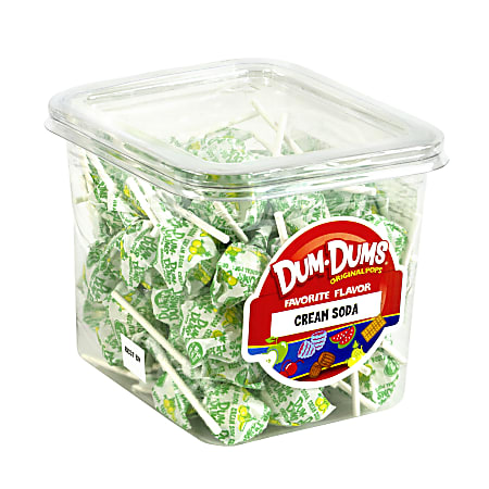 Dum Dum Lollipops, Cream Soda, 1-Lb Tub