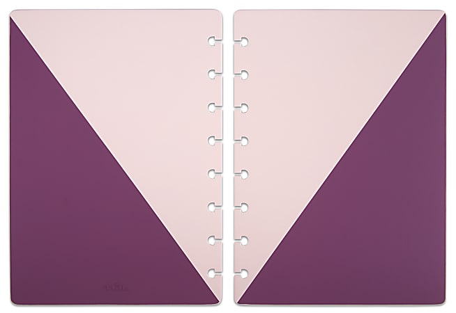 TUL Discbound Notebook Covers Junior Size PinkPurple Pack of 2 Covers ...