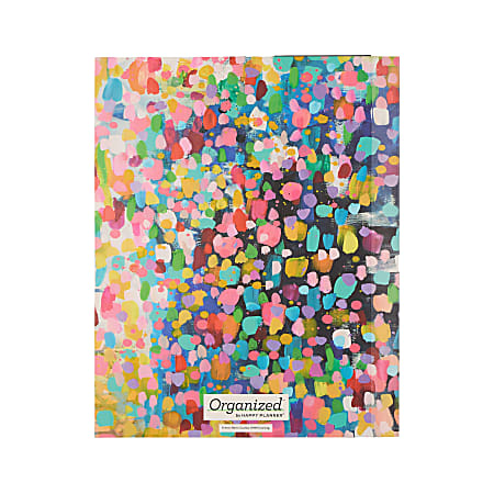 2026 Organized by Happy Planner MonthlyWeekly Classic Book Bound Soft ...
