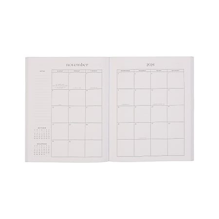 2026 Organized by Happy Planner MonthlyWeekly Classic Book Bound Soft ...